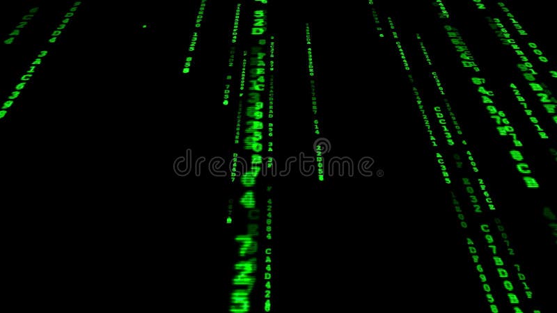 Matrix Dropping Code. Virus Danger. Interesting Background Sci-fi ...