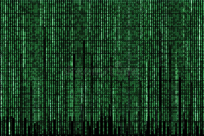Matrix Binary Code Horizontal Stock Illustrations – 593 Matrix Binary ...