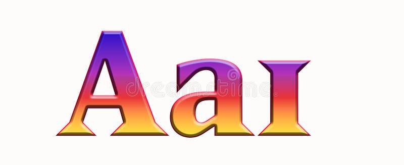 Matrix Font Fonts Gradient Sans Serif Alphabet Letters Calligraphy ...