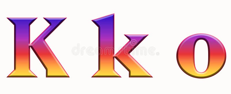 Matrix Font Fonts Gradient Sans Serif Alphabet Letters Calligraphy ...