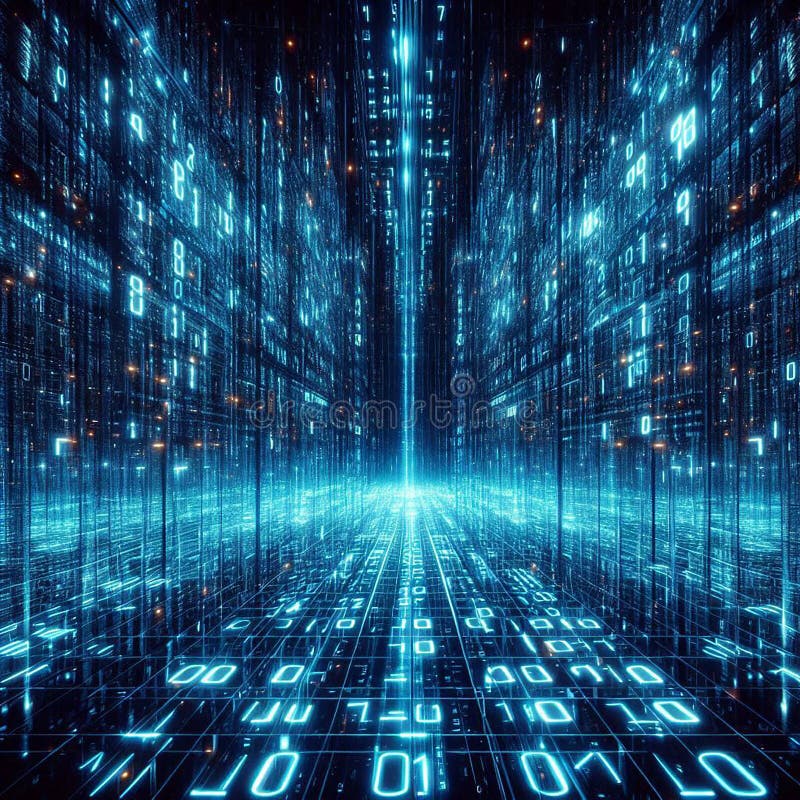 Binary Code Data Steam Stock Illustrations 61 Binary Code Data Steam 6117