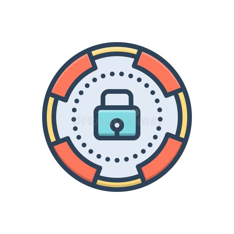 Color Illustration Icon for Matrix, Security and Cyber Stock Vector ...