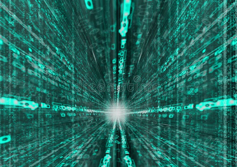Matrix inspired stock illustration. Illustration of advanced - 2154180
