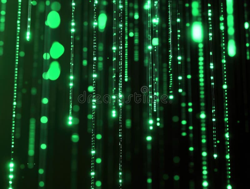 Matrix-Inspired Digital Data Display Stock Image - Image of fiction ...