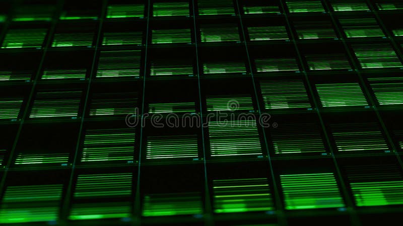 Matrix Lines in Cells. Animation. Numeric Values are Represented As ...