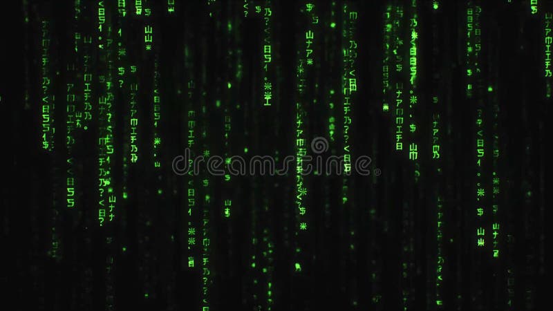 Matrix Red Dropping Code.Digital Binary Data, Streaming Code Zoom Background Digital Binary Data ...