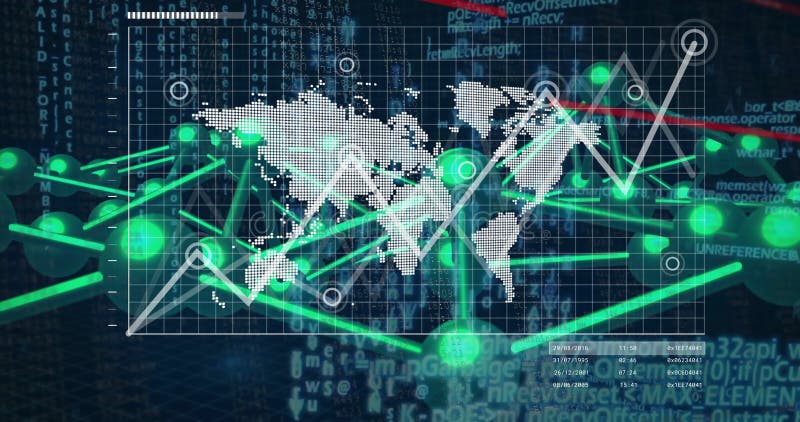 Matrix Sequence Starting Grid Appearing, Map Fading, Markers Popping ...