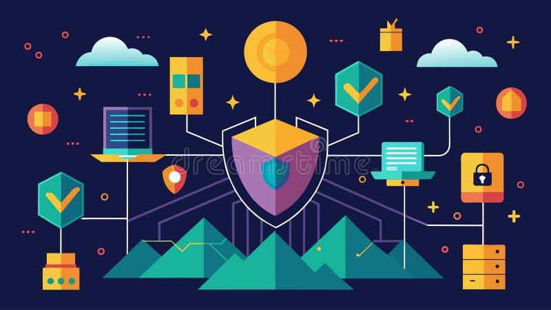 A Matrix of Symbols and Codes Constantly Moving and Changing Creating a ...