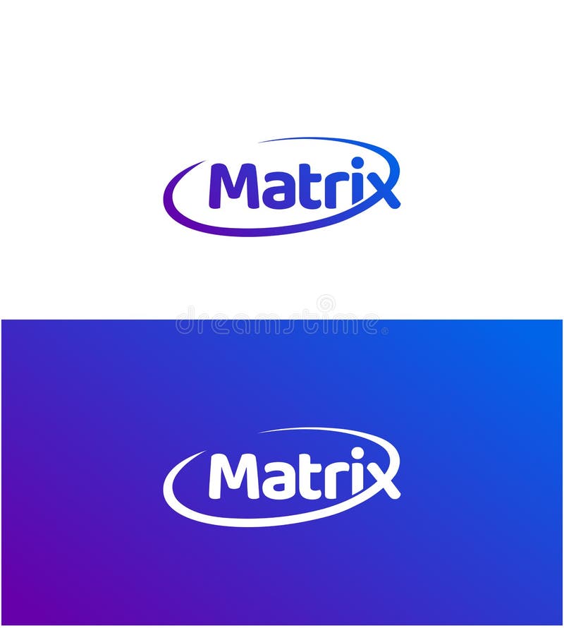 Matrix Team Logo. Matrix Company Logo Vector Stock Vector ...