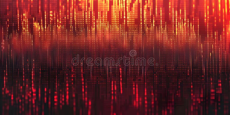 Matrix Waves: Digital Data Waveform Background, Data Pulse: Digital ...