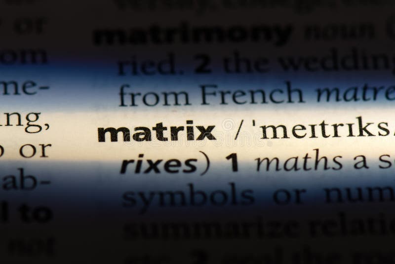 Dictionary Definition Word Matrix Stock Photos - Free & Royalty-Free ...