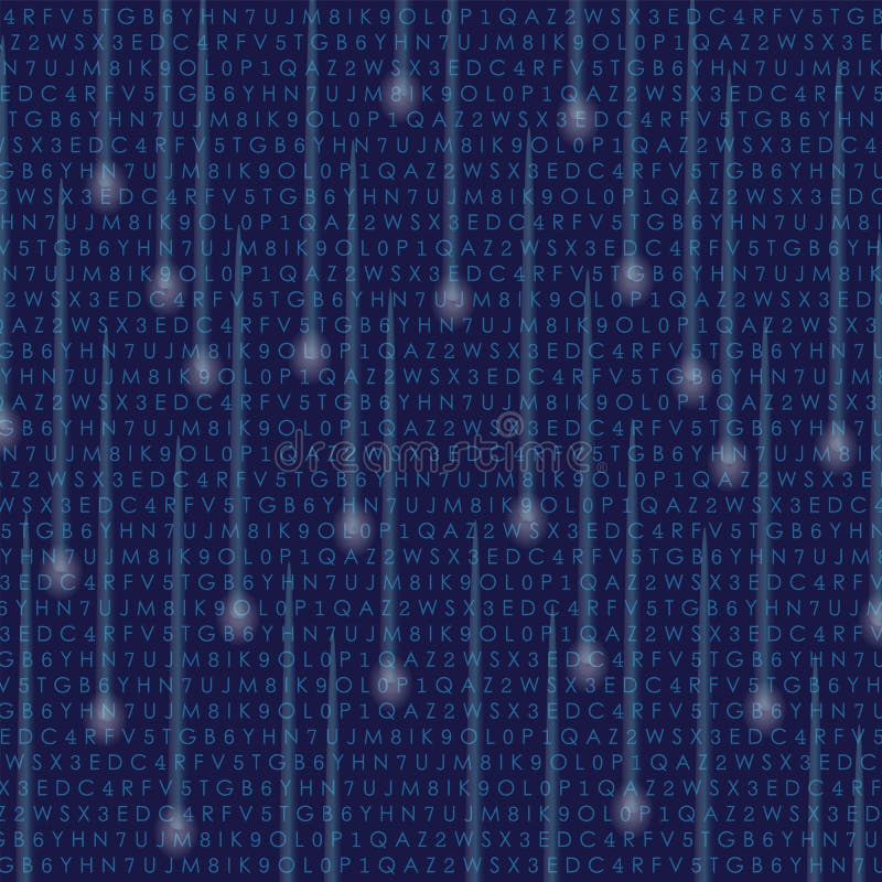 Matriz Azul Com Efeito De Movimento Dos Pontos Luminosos Ilustração do ...