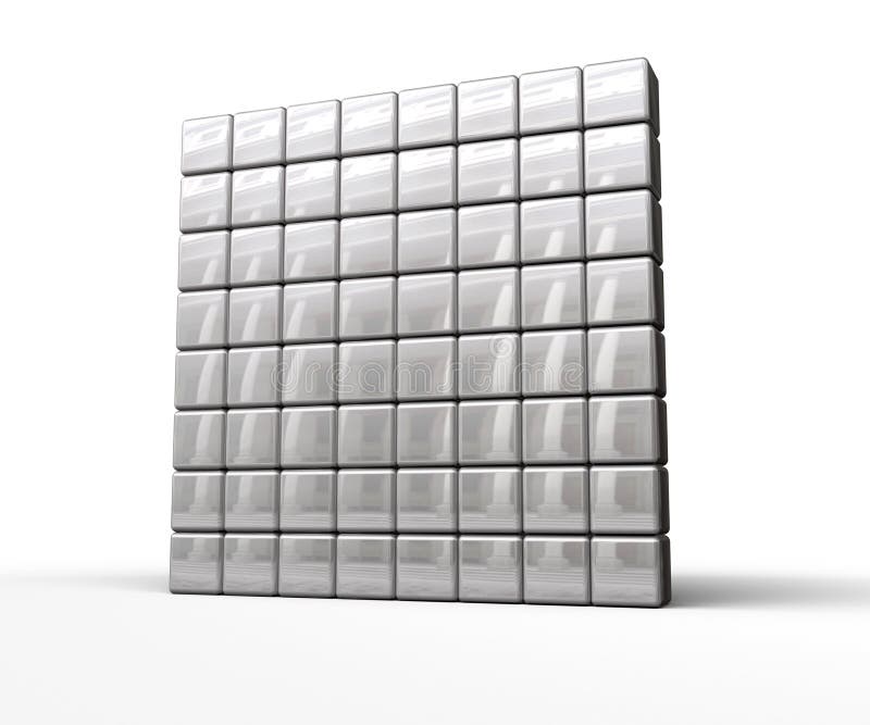 Matriz en blanco stock de ilustración. Ilustración de blanco - 16434154