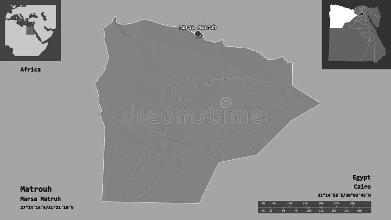 Matrouh, Governorate of Egypt,. Previews. Bilevel Stock Illustration ...