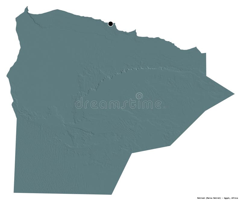 Matrouh Governorate map stock vector. Illustration of isolated - 138892773