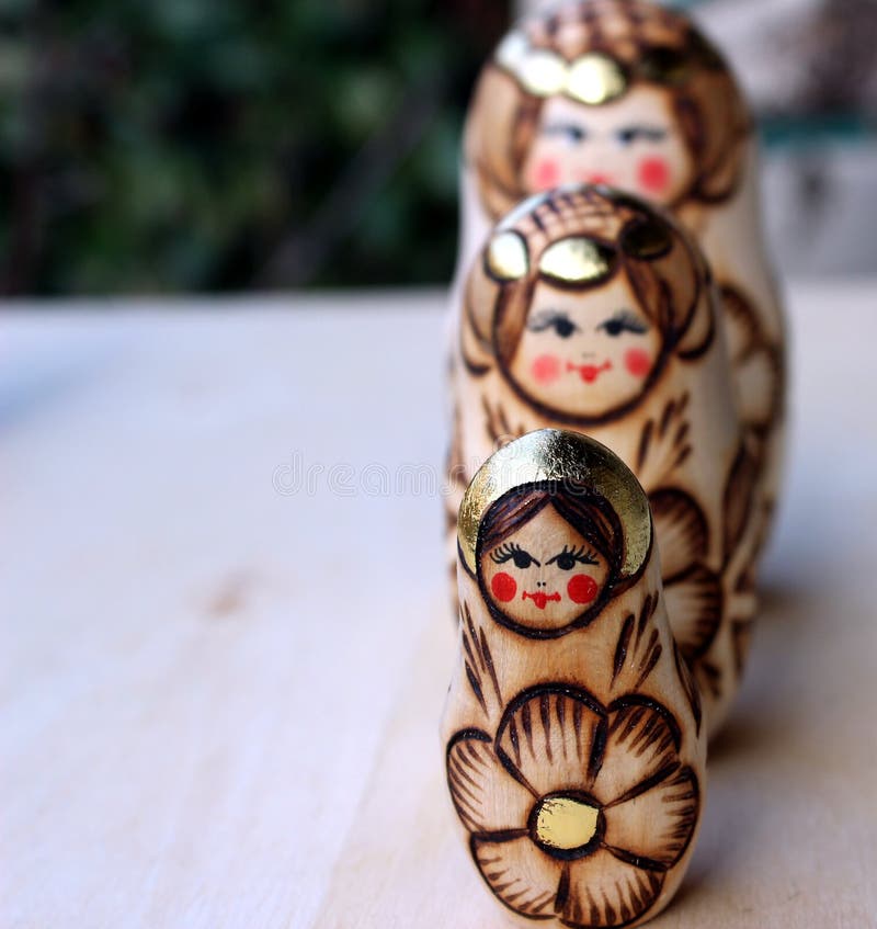 Matryoshka stock image. Image of wood, women, doll, matryoshka - 29118869