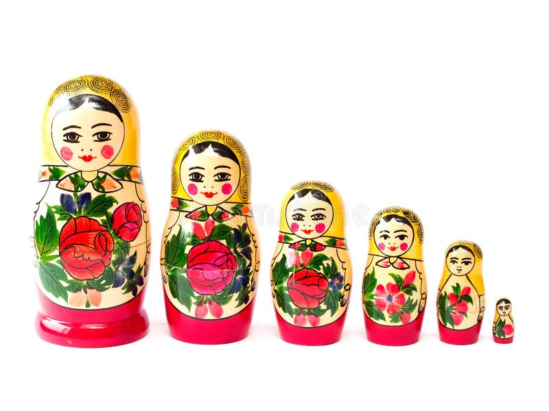 Matryoshka doll stock photo. Image of cultural, cute - 57699170