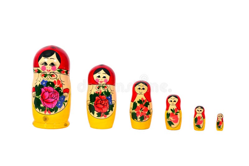 Matryoshka doll set stock image. Image of dolls, matrioska - 144056781