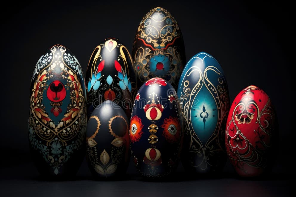 Matryoshka Dolls Symbolizing Phases of Development Stock Image - Image ...