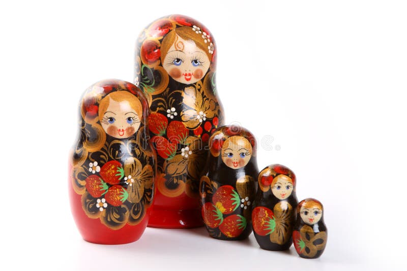 Matryoshka - Russian Nested Dolls Stock Image - Image of color, little ...