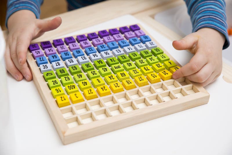 Mats educational game. stock image. Image of genius - 239485411