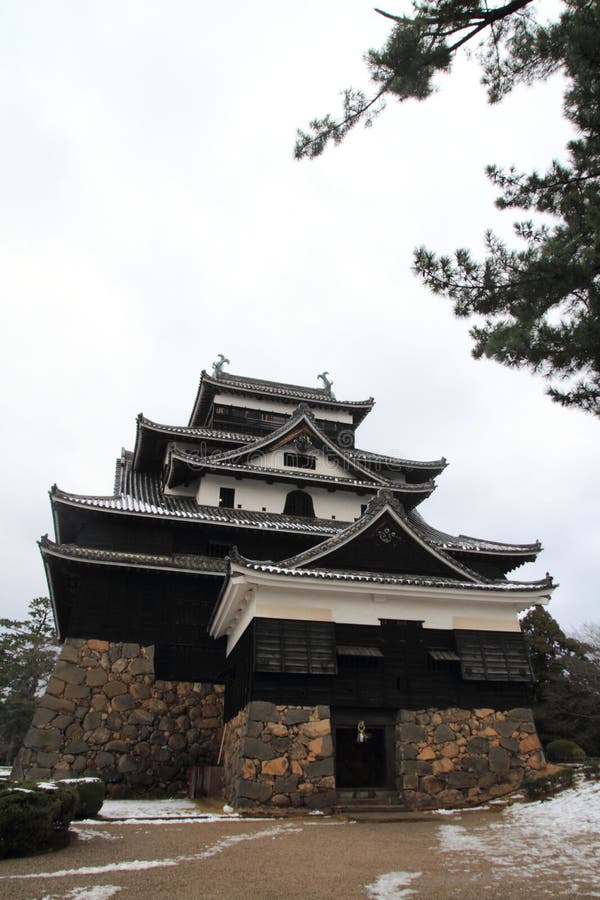 Matsue castle stock photo. Image of dark, shimane, architecture - 47101790