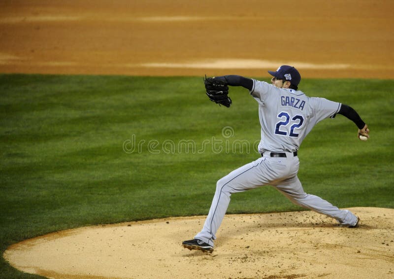 Matt Garza editorial stock image. Image of rays, matt - 22483034