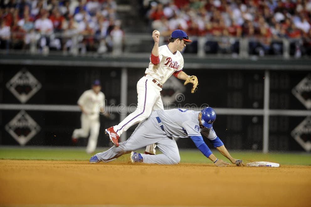 Matt Kemp Chase Utley editorial stock photo. Image of baseman - 22479008