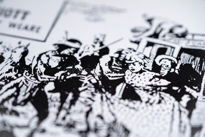 Matt Marriott from a Comic Book. Editorial Photography - Image of panel ...