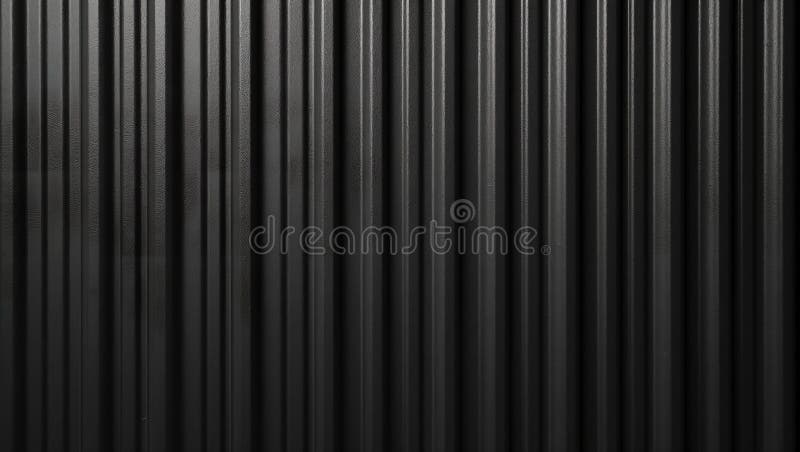Matte Black Corrugated Rubber Texture with Deep Vertical Ridges Stock ...