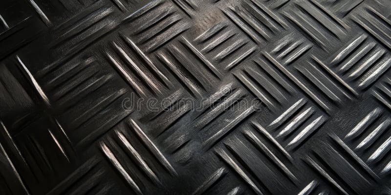 Matte Black Metal Texture with a Subtle Cross-hatch Pattern, Absorbing ...