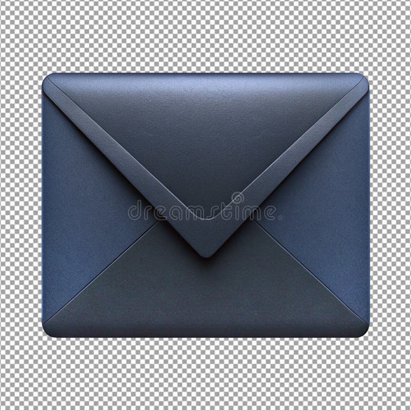 A Matte Blue Envelope Icon stock photo. Illustration of mail - 333056702