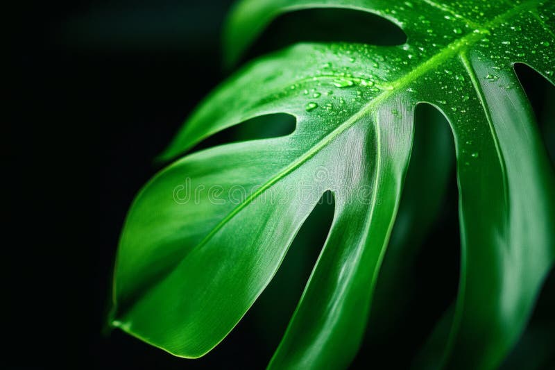 "Matte Dark Background with Leaves: a Sophisticated Frame for Your Text ...