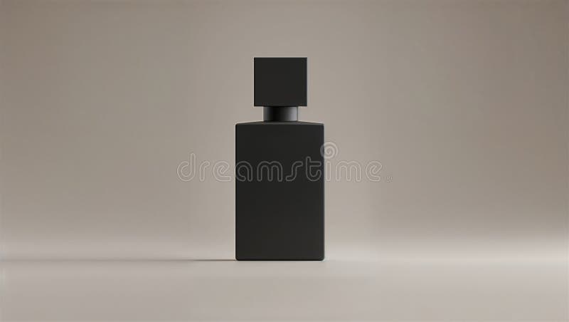 Matte Perfume Bottle with Rectangular Cap, No Label or Engraving ...