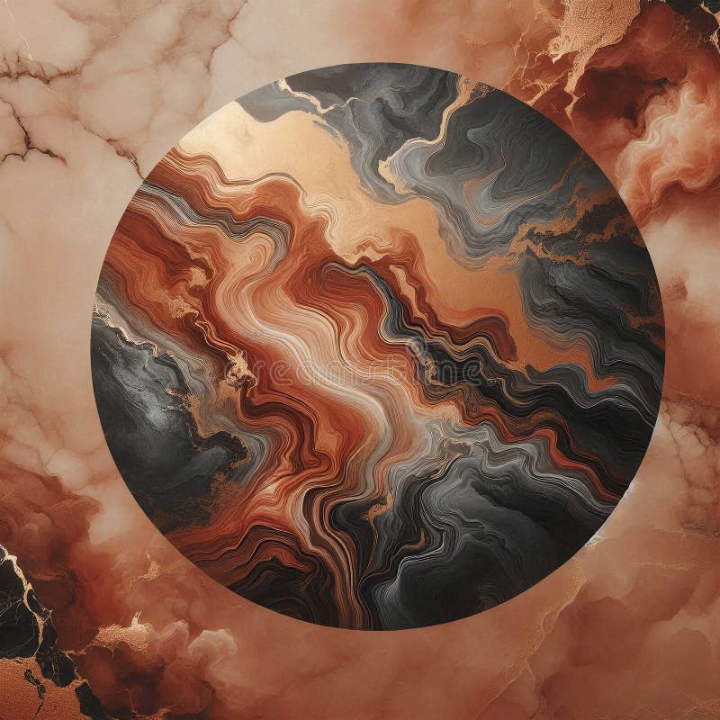 Matte Rust Marble Surface for Elegant Print Materials Stock ...