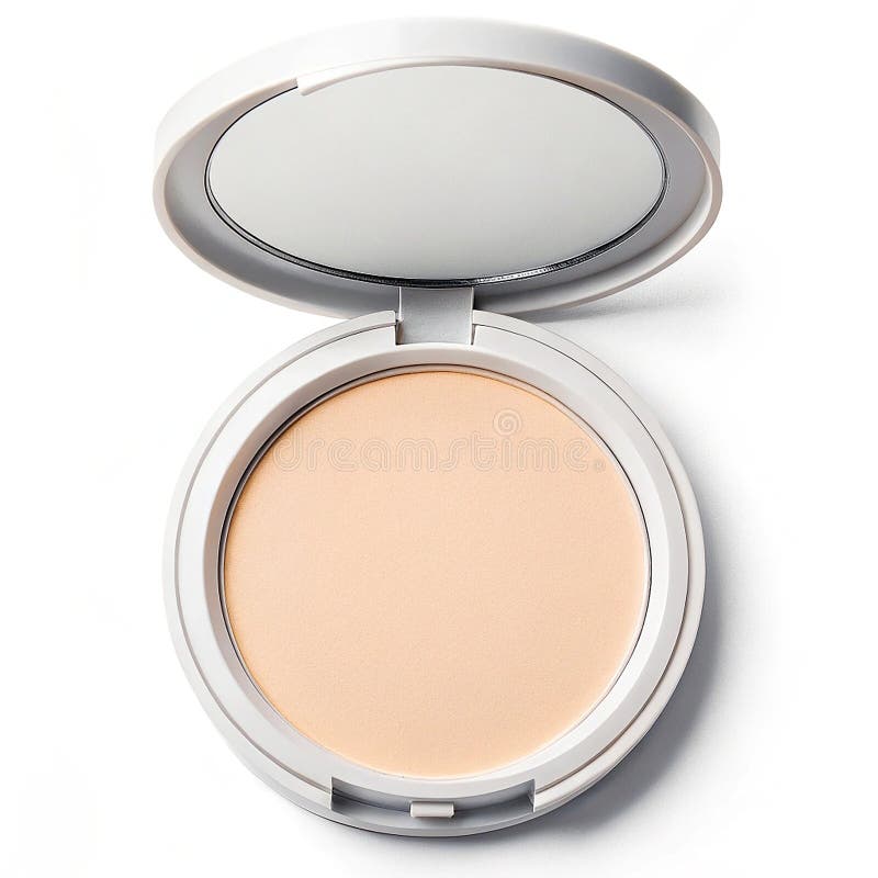 Matte Setting Powder Isolated on White Background Stock Illustration ...