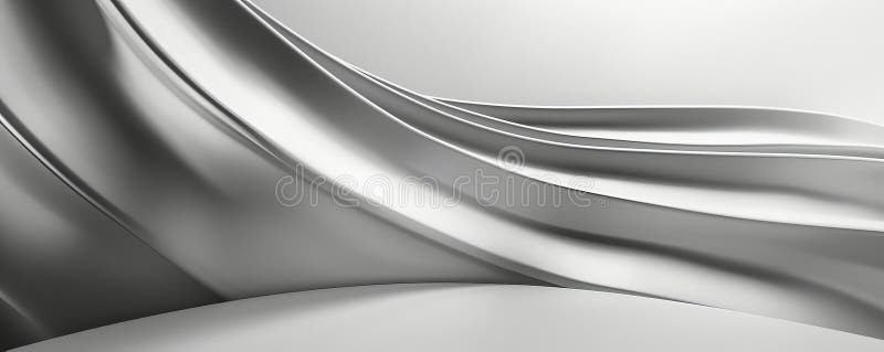 A Matte Silver Background with a Smooth, Even Finish, Offering a Modern ...