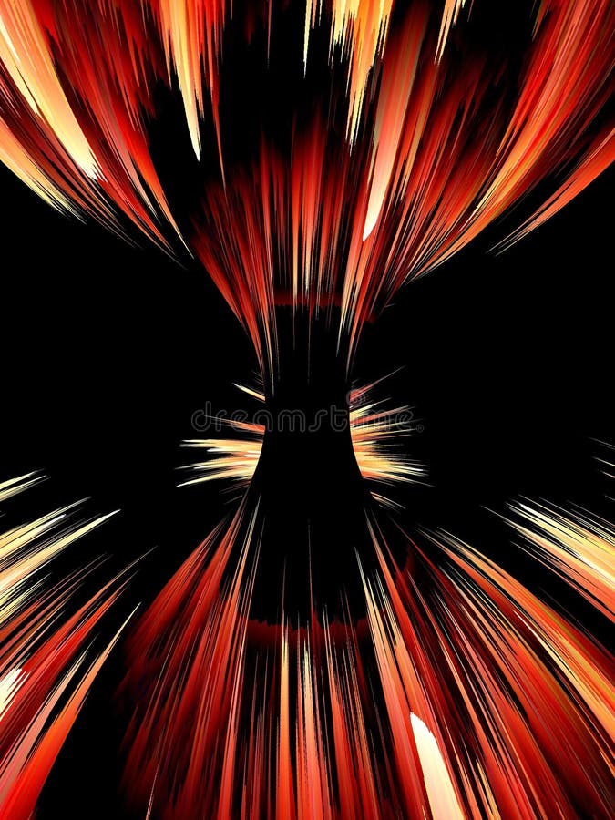 Matter and Anti-matter Colliding with Explosive Force Stock ...