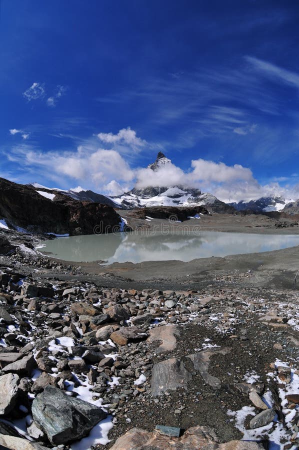 Matterhorn in fisheye stock photo. Image of fisheye, matterhorn - 33917792