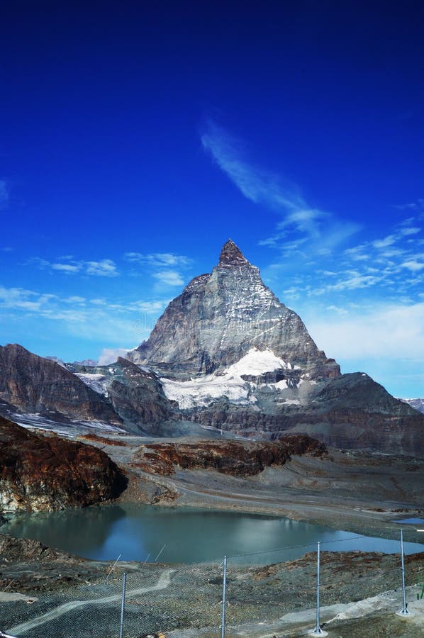 Matterhorn stock photo. Image of rock, huge, mountain - 32452200