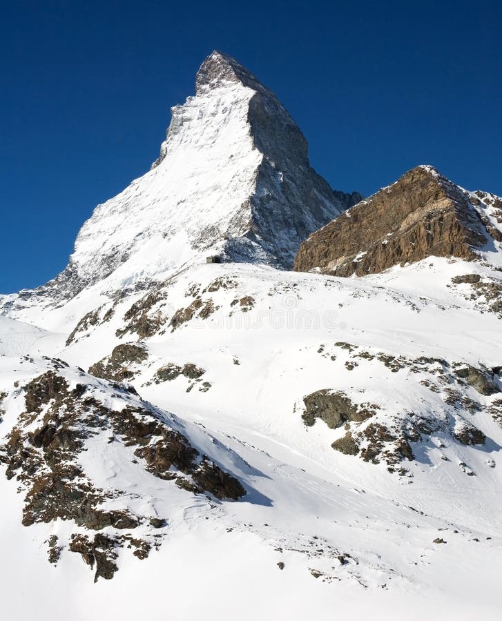 Matterhorn mountain stock image. Image of majestic, jagged - 4756417