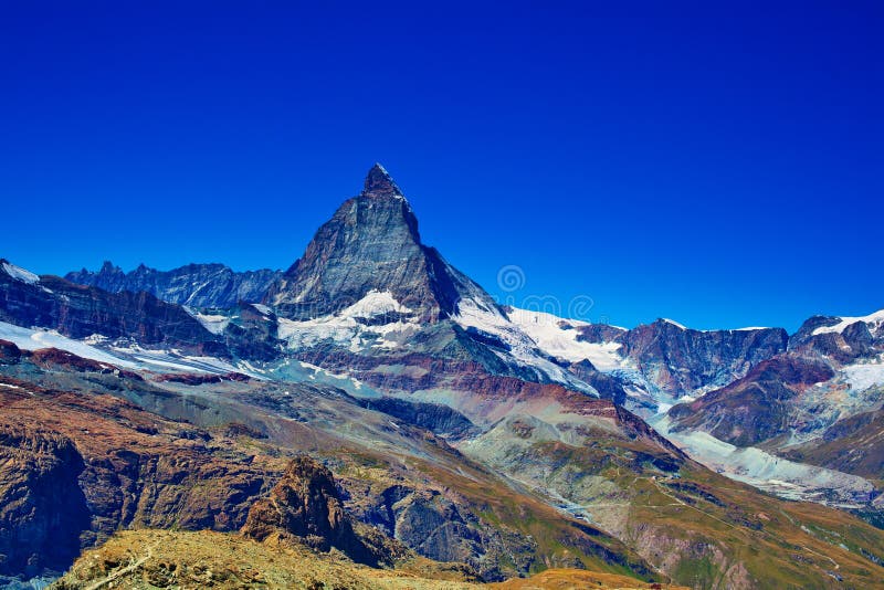Matterhorn mountain stock image. Image of matterhorn - 30872585