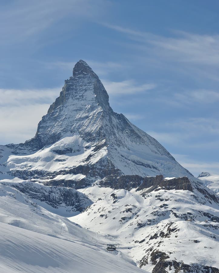 Matterhorn stock photo. Image of swiss, peaks, glacier - 70285550