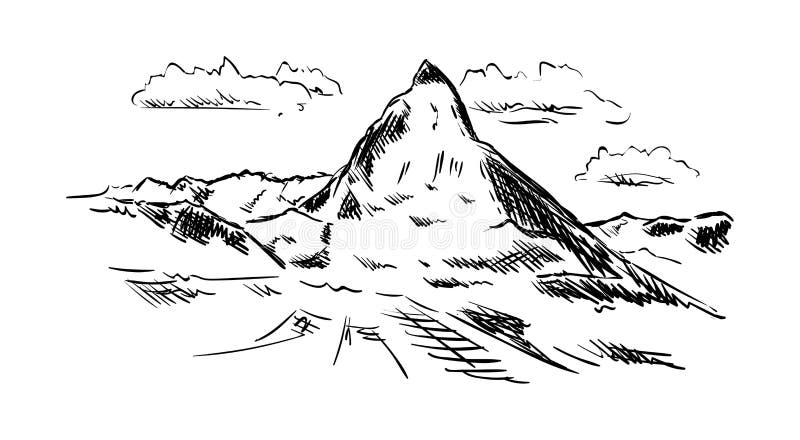 Background Matternhorn Stock Illustrations – 1 Background Matternhorn ...