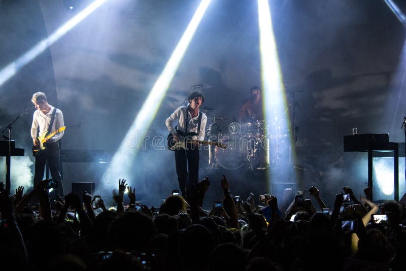 Matthew Healy from the 1975 Performs at Circo Voador Concert Editorial ...
