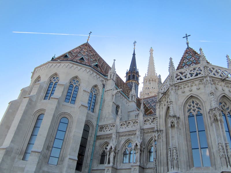 Matthias Church - Buda Castle - Budapest Stock Photo - Image of gothic ...