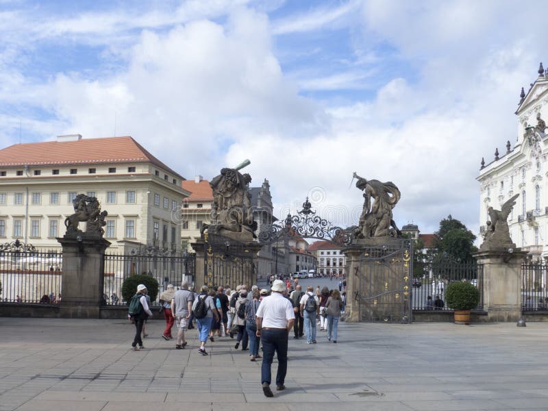 Matthias Gate at the Castle of Prague Editorial Image - Image of ...