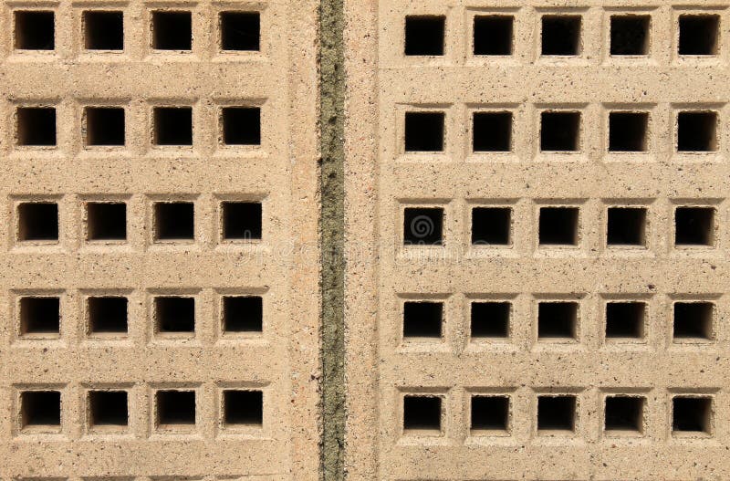 Mattoni forati fotografia stock. Immagine di strutturato - 32846746