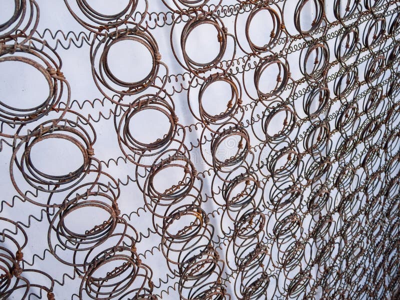 Mattress spring pattern stock image. Image of natural - 78427845