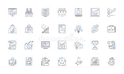 Maturation Line Icons Collection. Growth, Development, Progression ...